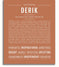 Derik | Name Art Print – Name Stories