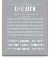 Derrick | Name Art Print – Name Stories