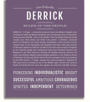Derrick | Name Art Print – Name Stories