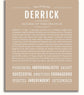 Derrick | Name Art Print – Name Stories