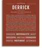 Derrick | Name Art Print – Name Stories