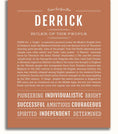Derrick | Name Art Print – Name Stories