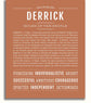 Derrick Personalized Name Meaning Art Prints – Name Stories