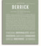 Derrick | Name Art Print – Name Stories