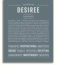 Desiree | Name Art Print – Name Stories