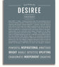 Desiree | Name Art Print – Name Stories