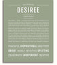 Desiree | Name Art Print – Name Stories