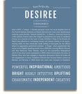 Desiree | Name Art Print – Name Stories