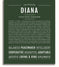 Diana | Name Art Print – Name Stories
