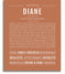 Diane | Name Art Print – Name Stories