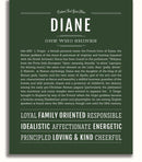 Diane | Name Art Print – Name Stories