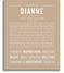 Dianne | Name Art Print – Name Stories