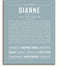 Dianne | Name Art Print – Name Stories