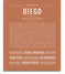 Diego | Name Art Print - Personalized Custom Gifts – Name Stories