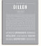 Dillon (male) | Name Art Print – Name Stories