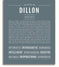 Dillon Personalized Name Meaning Art Prints – Name Stories