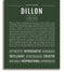 Dillon (male) | Name Art Print – Name Stories