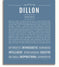Dillon (male) | Name Art Print – Name Stories