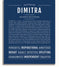 Dimitra | Name Art Print – Name Stories