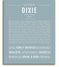 Dixie | Name Art Print – Name Stories