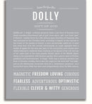 Dolly | Name Art Print – Name Stories