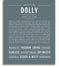 Dolly | Name Art Print – Name Stories