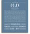 Dolly | Name Art Print – Name Stories