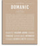 Domanic Personalized Name Meaning Art Prints – Name Stories