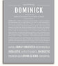 Dominick | Name Art Print – Name Stories