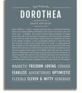 Dorothea | Name Art Print – Name Stories