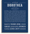Dorothea | Name Art Print – Name Stories
