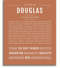 Douglas | Name Art Print – Name Stories