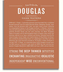 Douglas | Name Art Print – Name Stories