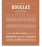 Douglas | Name Art Print – Name Stories