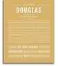 Douglas | Name Art Print – Name Stories