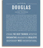 Douglas | Name Art Print – Name Stories