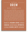 Drew (male) | Name Art Print – Name Stories