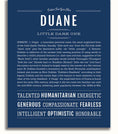 Duane | Name Art Print – Name Stories