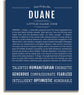 Duane | Name Art Print – Name Stories