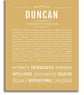 Duncan | Name Art Print – Name Stories