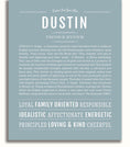 Dustin | Name Art Print – Name Stories