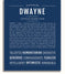 Dwayne | Name Art Print – Name Stories