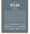 Dylan Personalized Name Meaning Art Prints – Name Stories