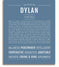 Dylan (female) | Name Art Print – Name Stories