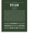 Dylan (male) | Name Art Print – Name Stories