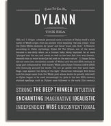 Dylann | Name Art Print – Name Stories