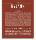Dylann | Name Art Print – Name Stories