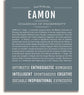 Eamon Personalized Name Meaning Art Prints – Name Stories