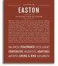 Easton | Name Art Print – Name Stories