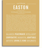 Easton | Name Art Print – Name Stories